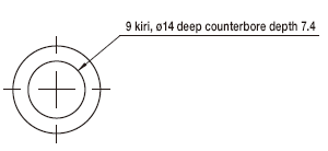 Drawing symbols revised in 2010 (excerpt from JIS B 0001:2010 ...
